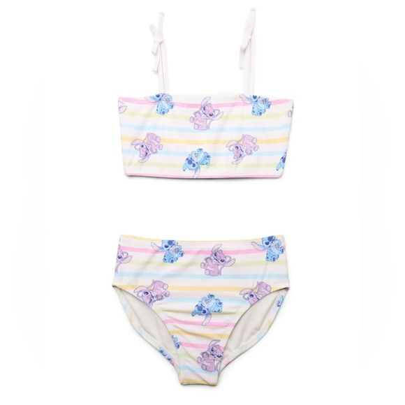 Disney | Swim | Disney Stitch And Angel Stripes Swimsuit Size 4t5t Nwt ...